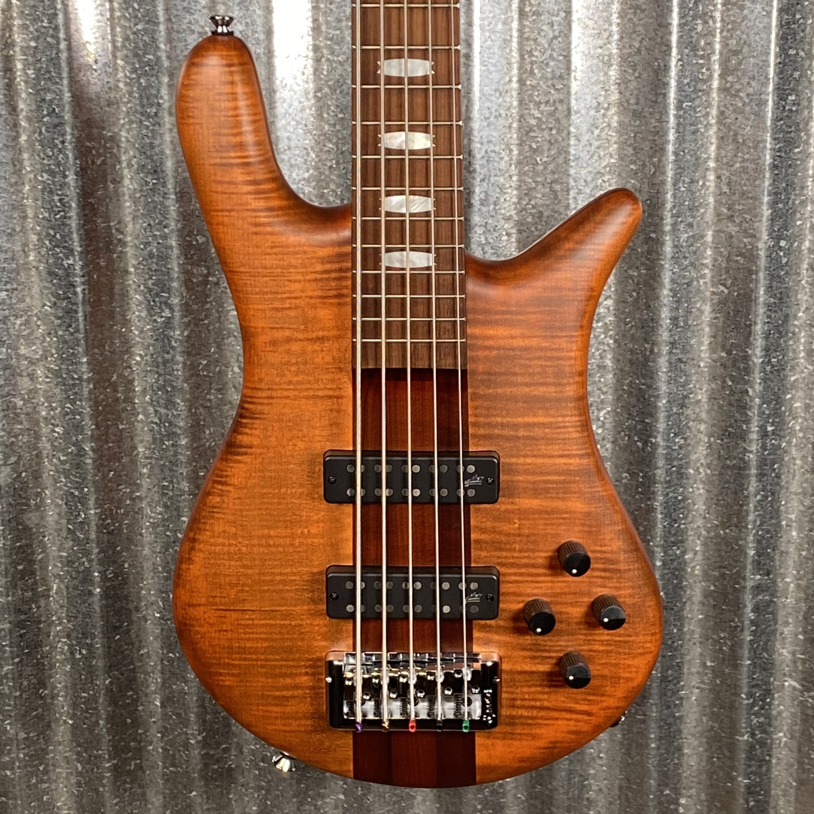 Spector Euro 5 RST 5 String Bass Sienna Stain Matte EURO5RSTSIENNA & B ...