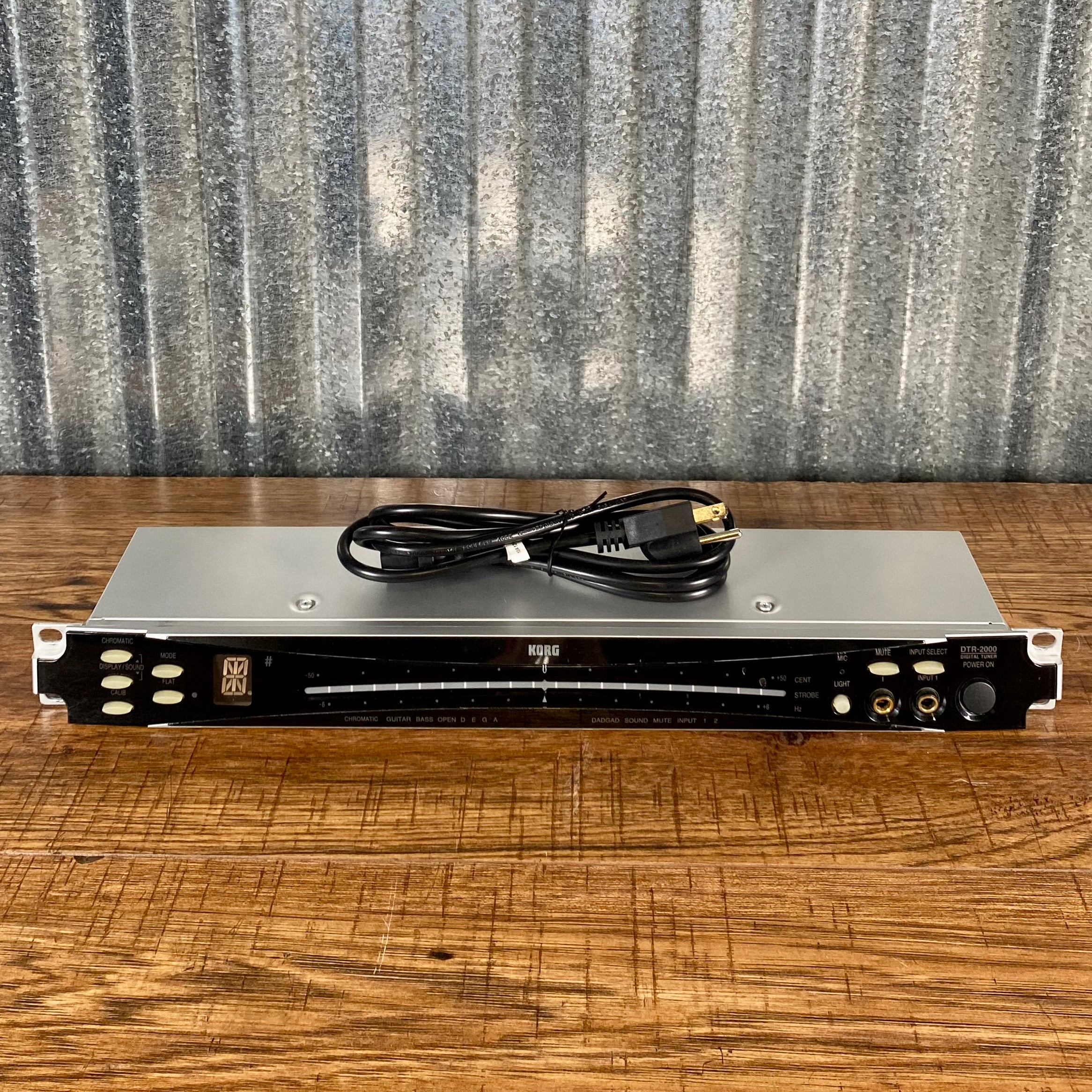 Korg DTR-2000 Chromatic Single Space Rack Tuner Used – Specialty Traders