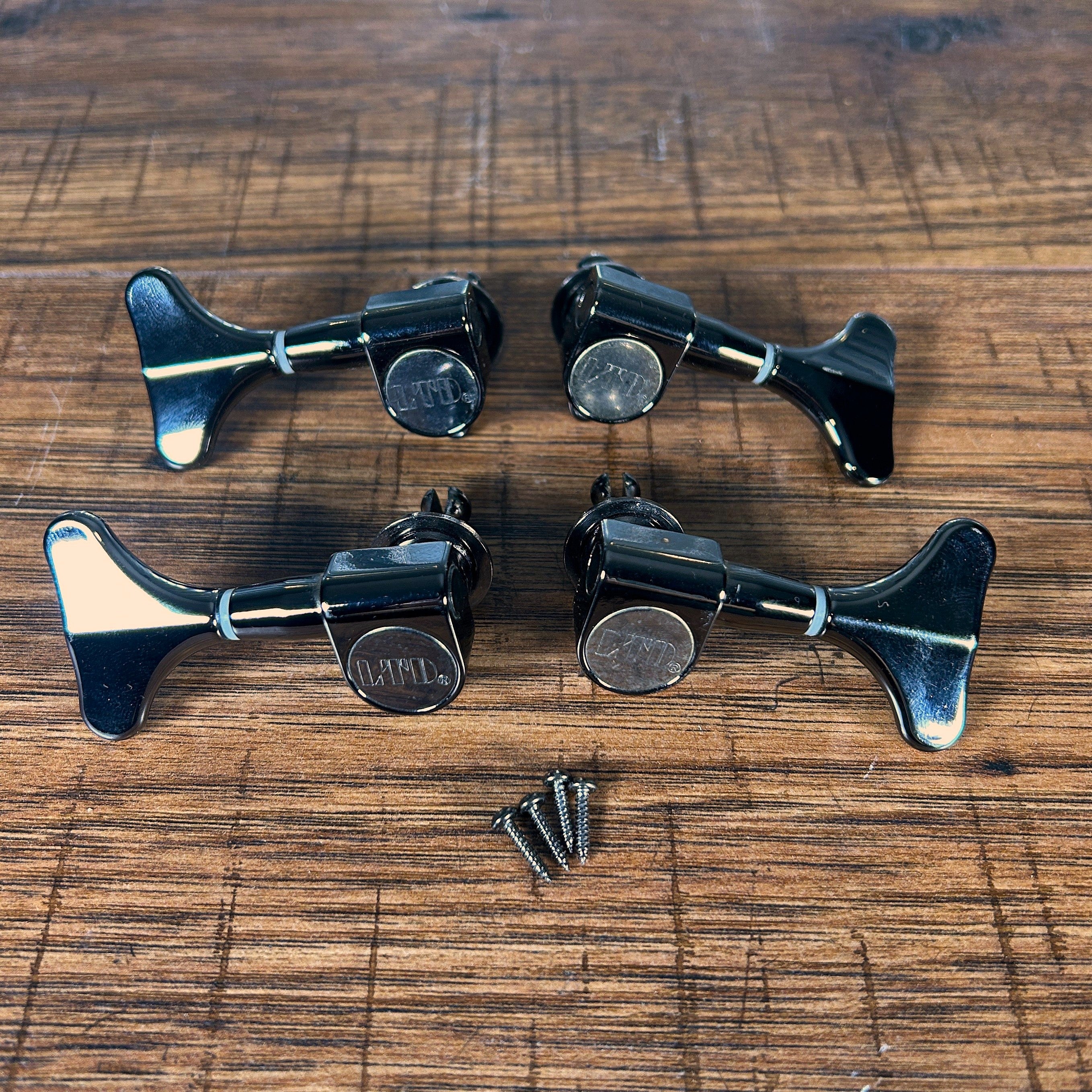 ESP LTD Bass Tuning Machine Set of 4 2+2 Black Chrome Used – Specialty ...