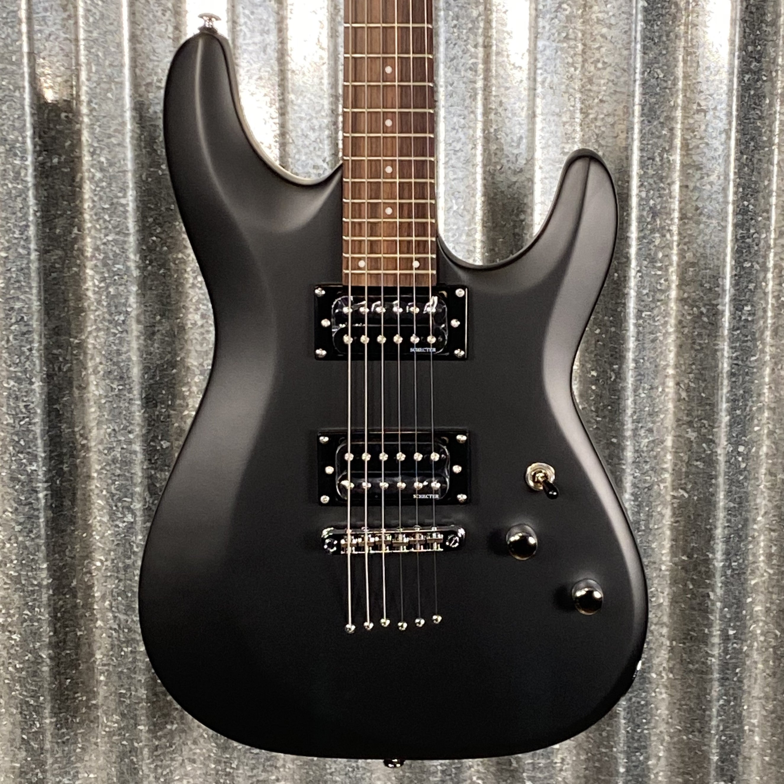 Schecter C-6 Deluxe Satin Black Guitar #0070 – Specialty Traders